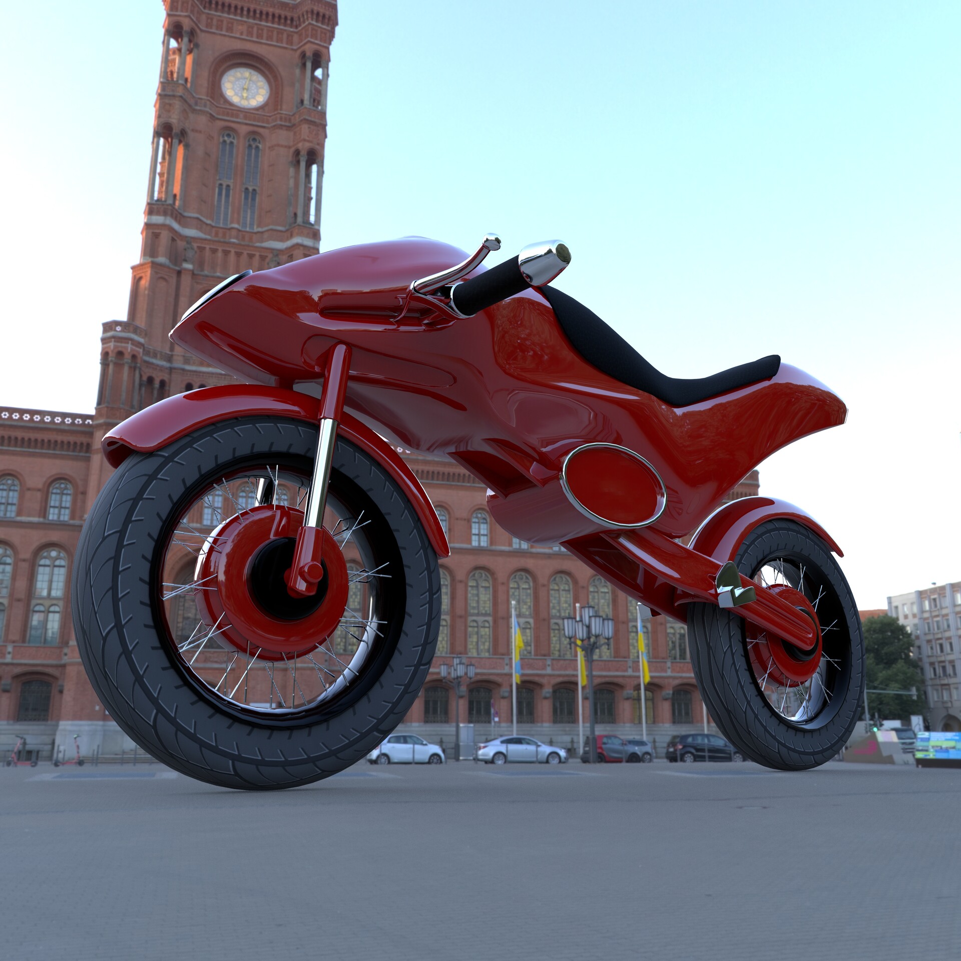 ArtStation - Modern Concept Bike 3D Model