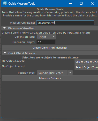 ArtStation - Maya - Quick Measure Tool