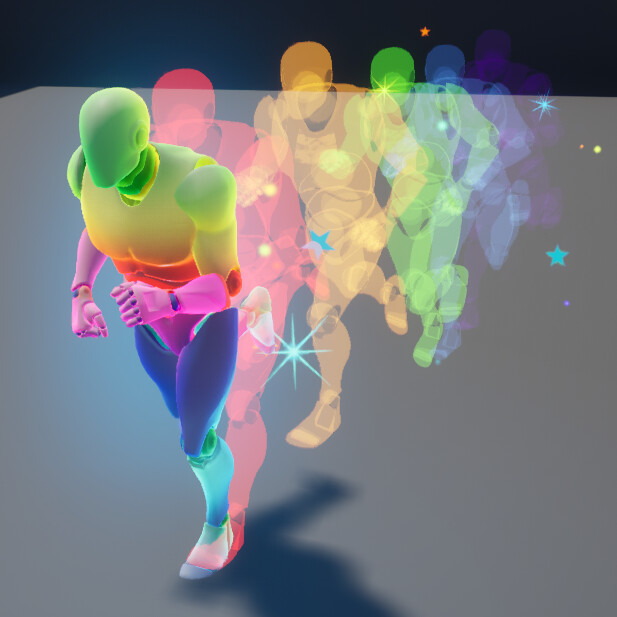 ArtStation - Rainbow Star Power-Up VFX (Super Mario Galaxy Fanart)