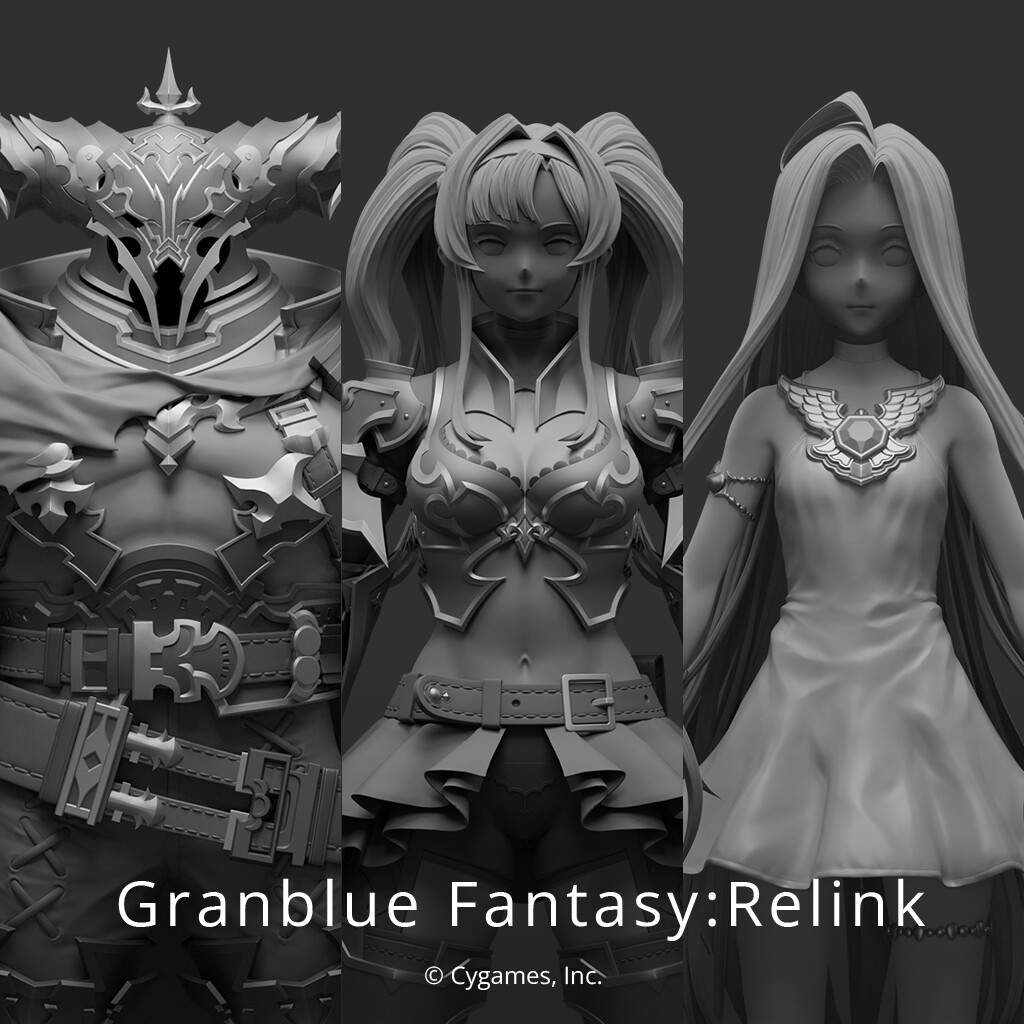 ArtStation - Granblue Fantasy : Relink- 3D Modeling showcase [Part 2]