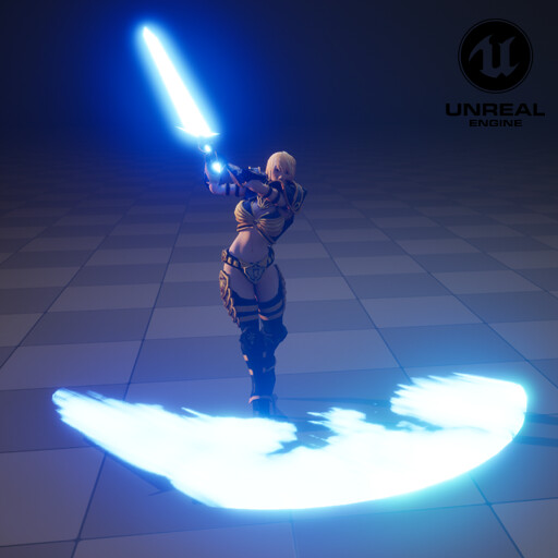 ArtStation - Sword Slashes VFX - Fire Version