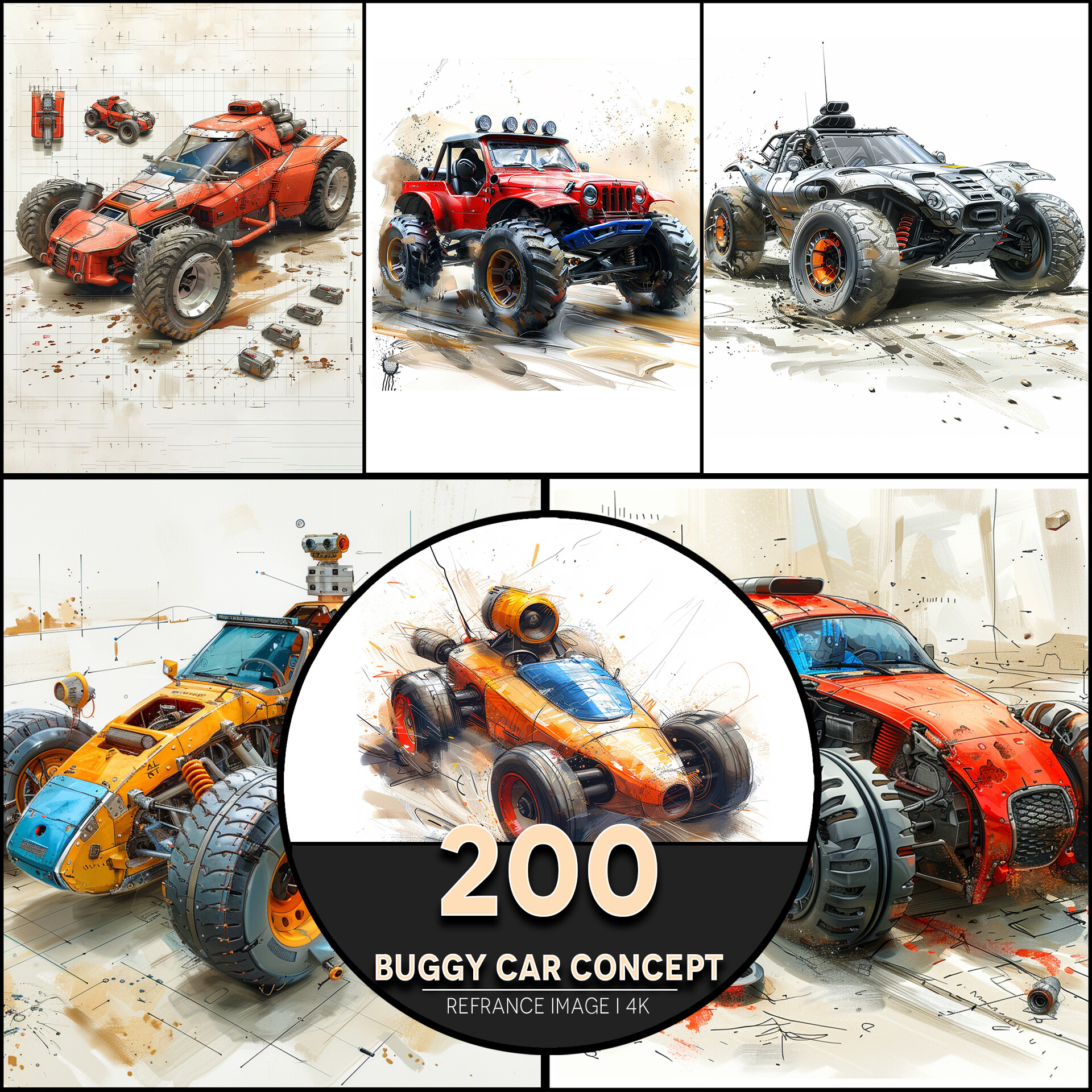 ArtStation - Buggy Car Concept 4K Reference/Concept Images