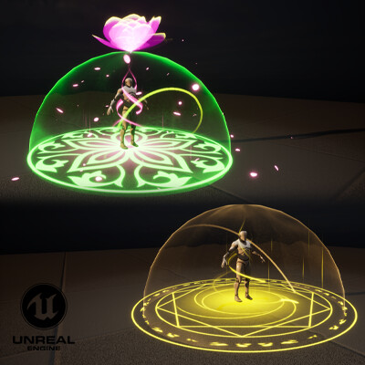 ArtStation - Holy & Nature Sphere (Energy Shields)