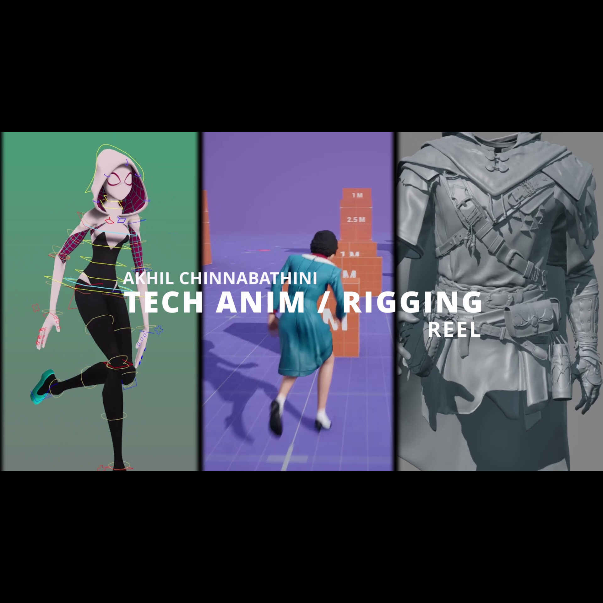 ArtStation - Rigging and Technical Animation Reel (2024)