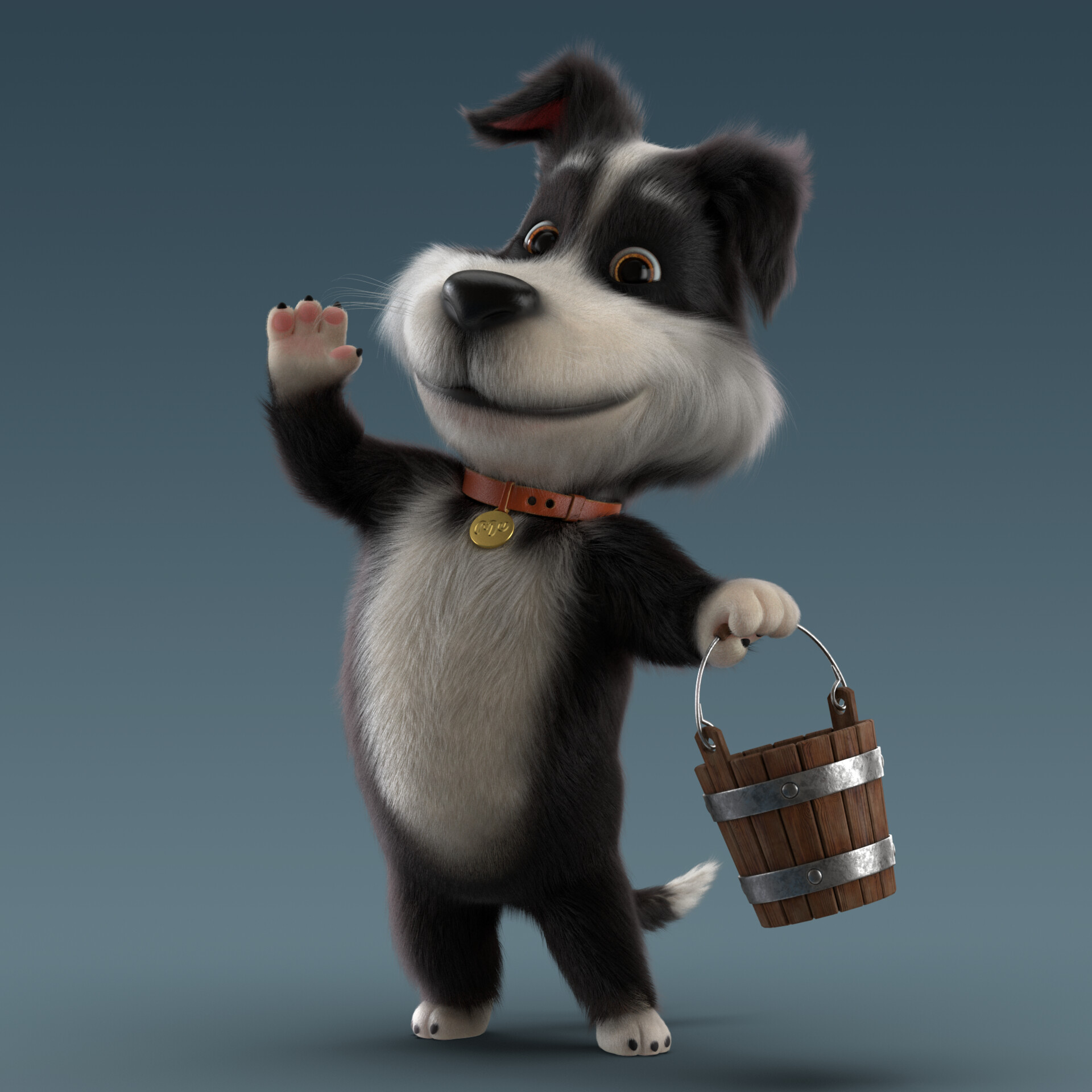 ArtStation - Mu - Stylized Dog Mascot