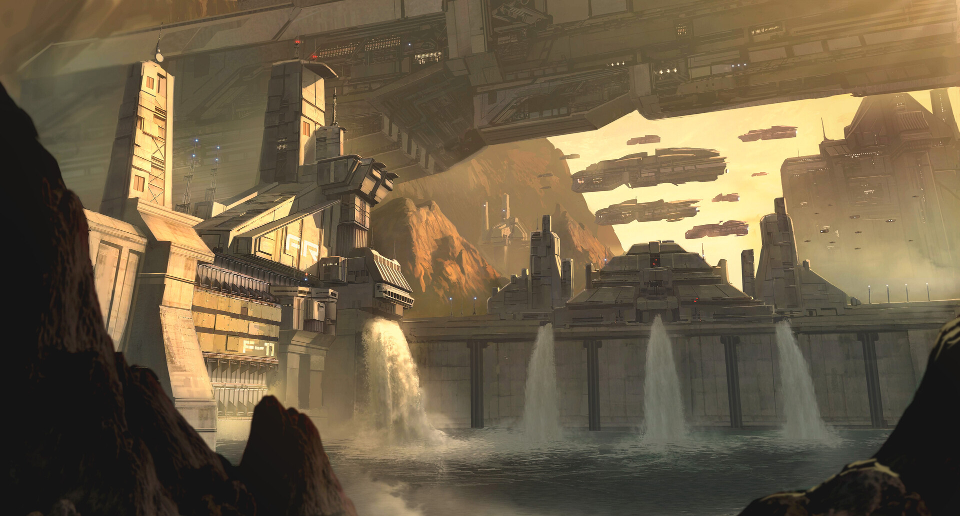 ArtStation - Alien Electro Dam