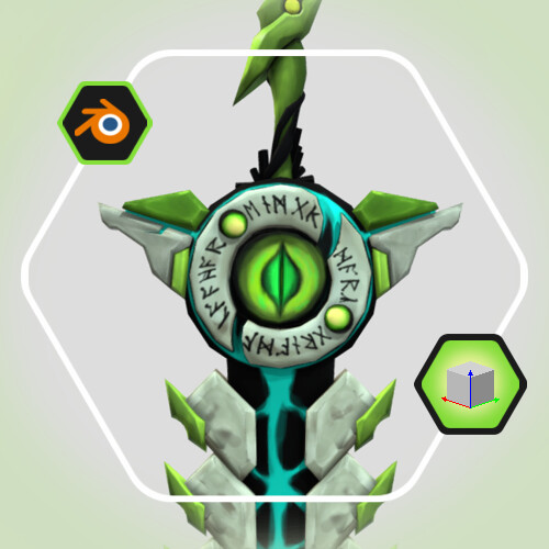 ArtStation - Grandark - Grand Chase 3D Lowpoly Fanart