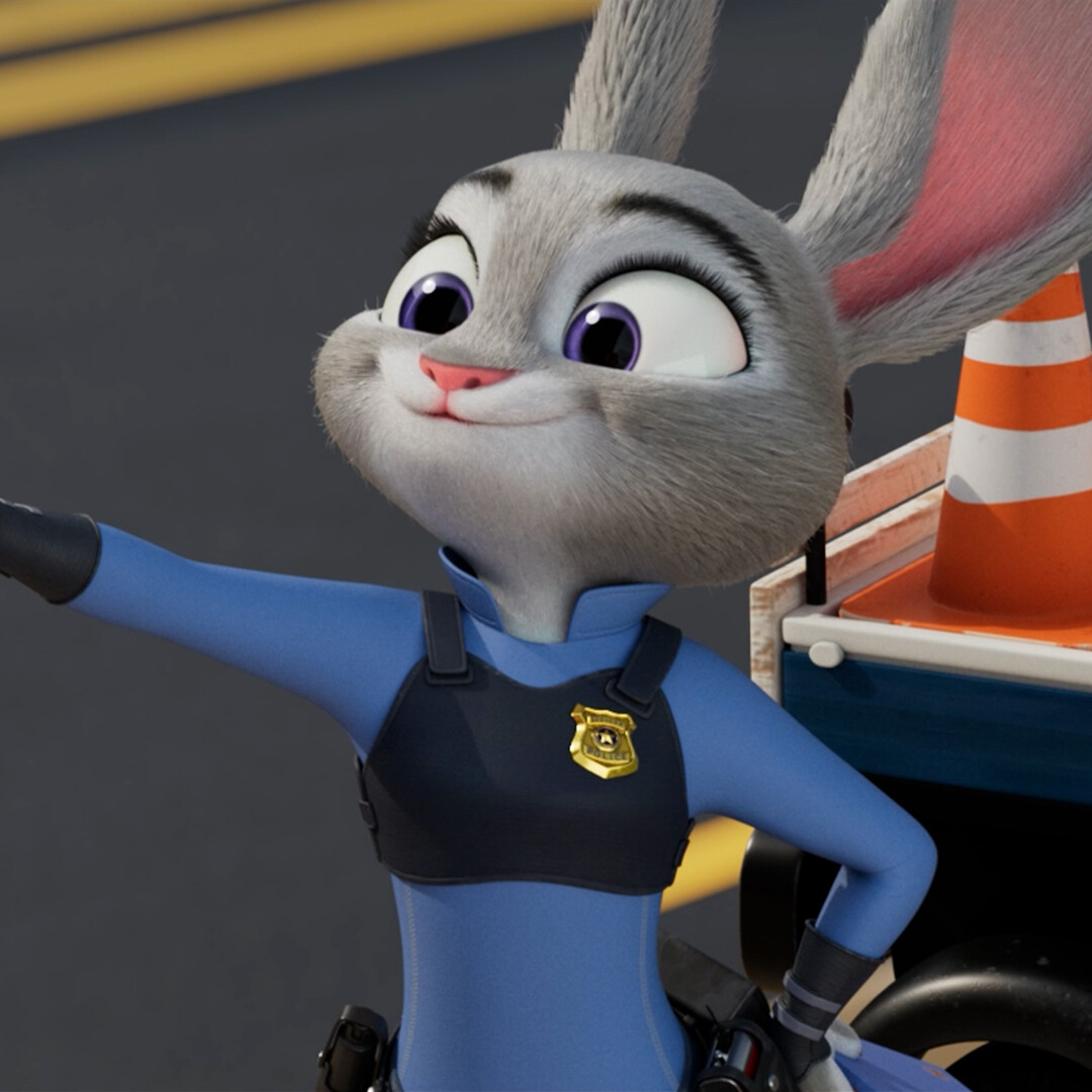 ArtStation - Zootopia -Judy and Nick ｜VFX학원 모델링 포트폴리오