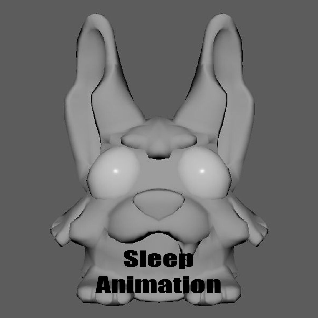 ArtStation - Rabbit-like Monster Animation: Sleep