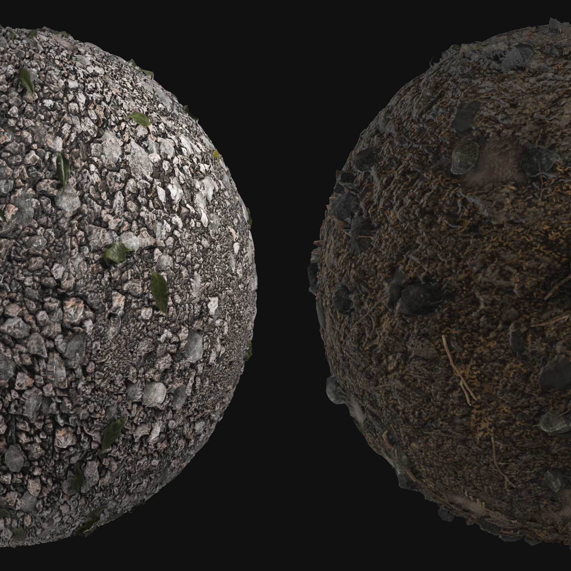 ArtStation - Rock Path_Materials