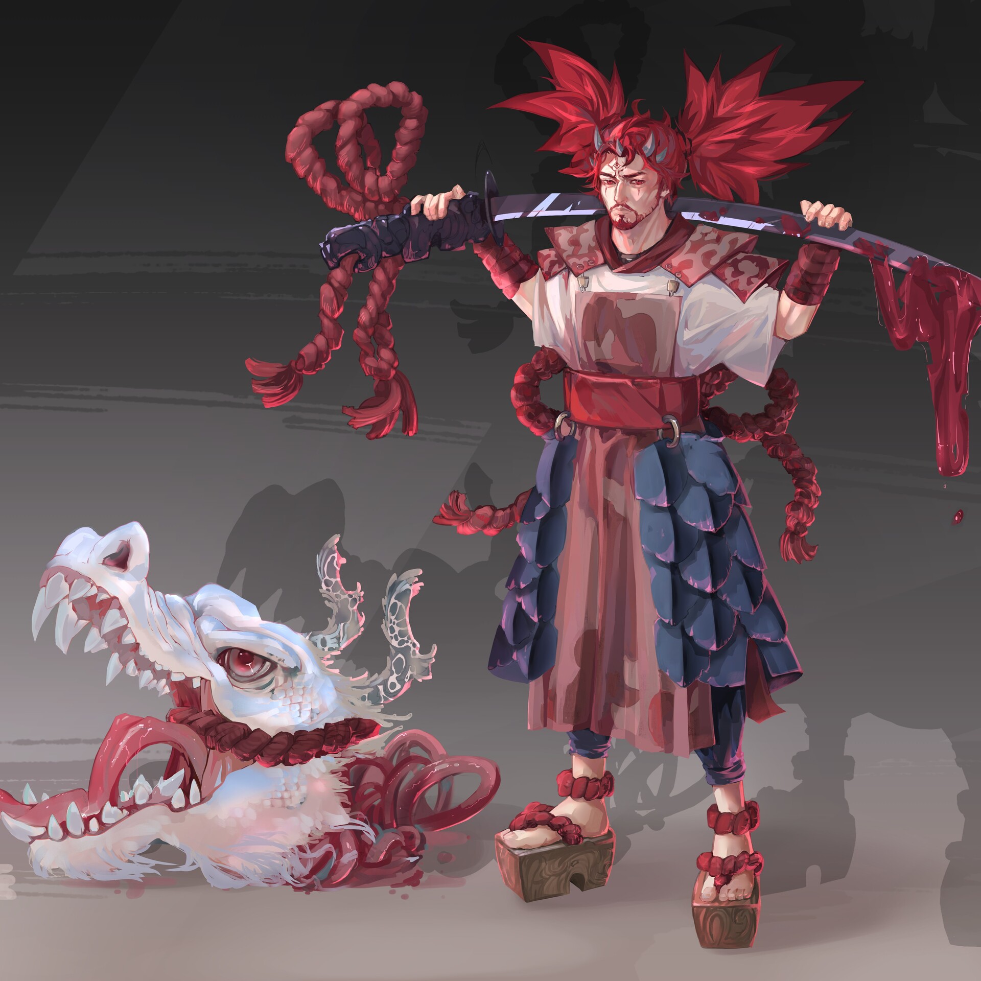 ArtStation - Oni-Youkai | Character Concept Design