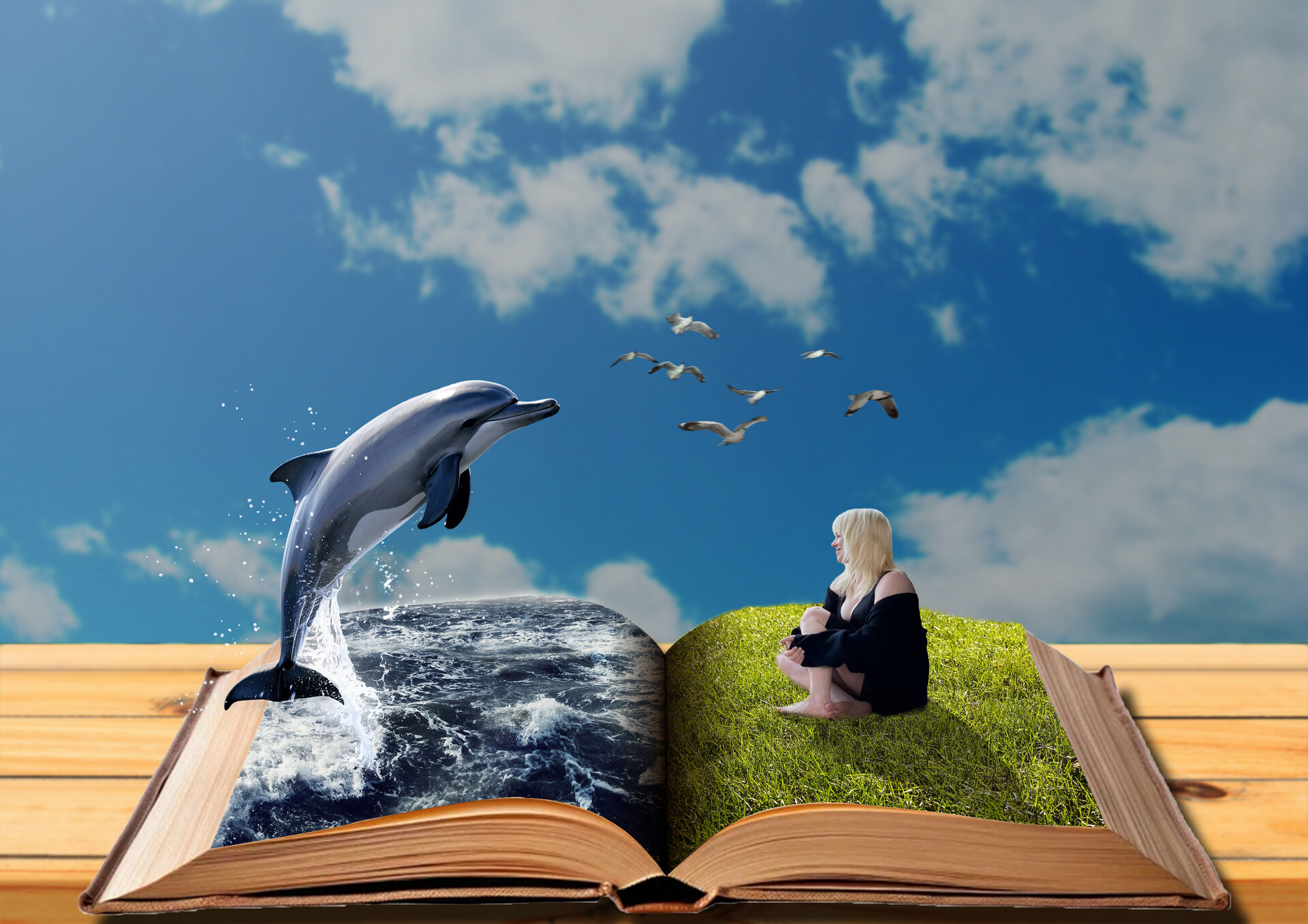 ArtStation - Manipulation "Dolphin leap"