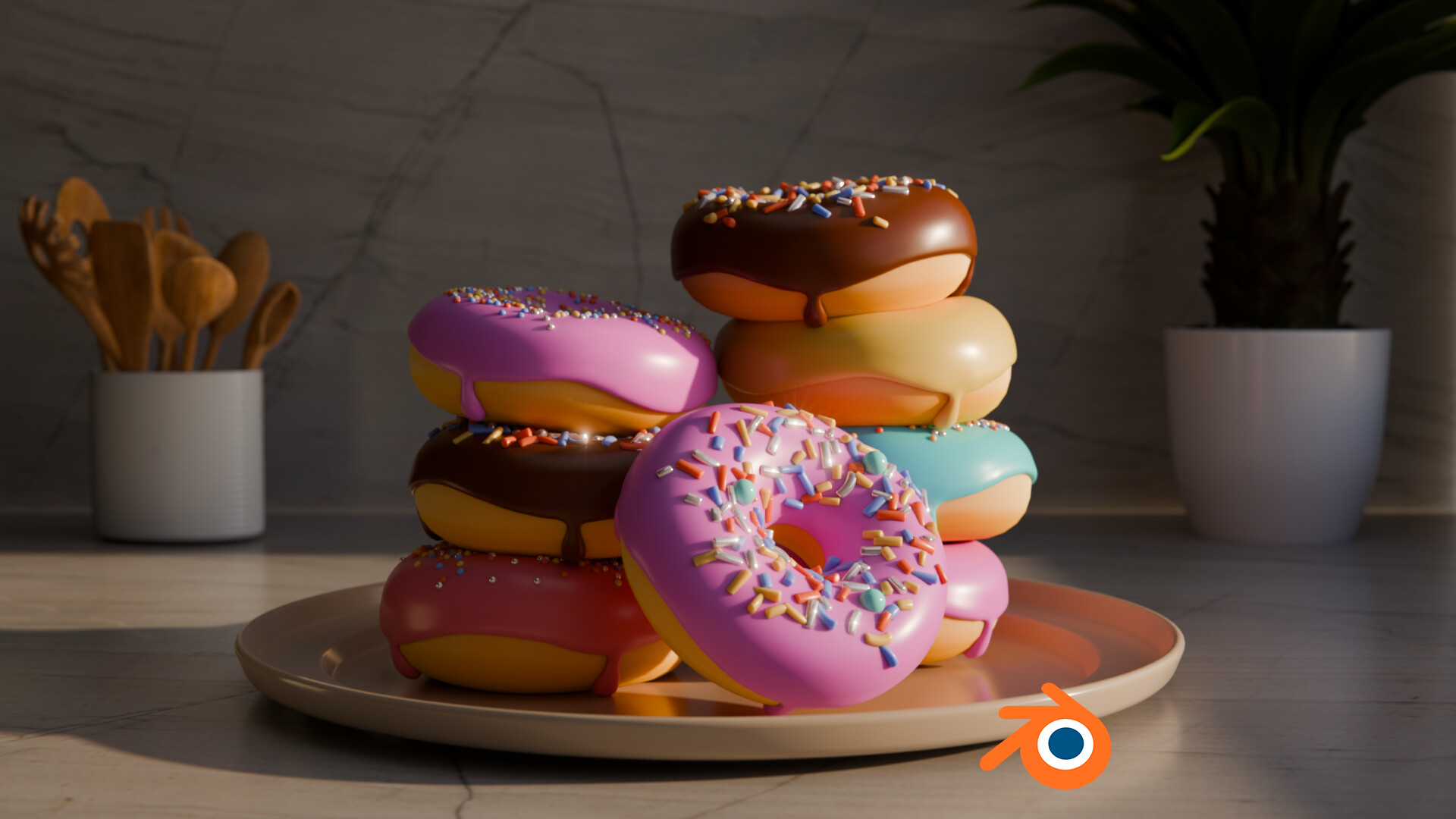 ArtStation - BLENDER Donuts