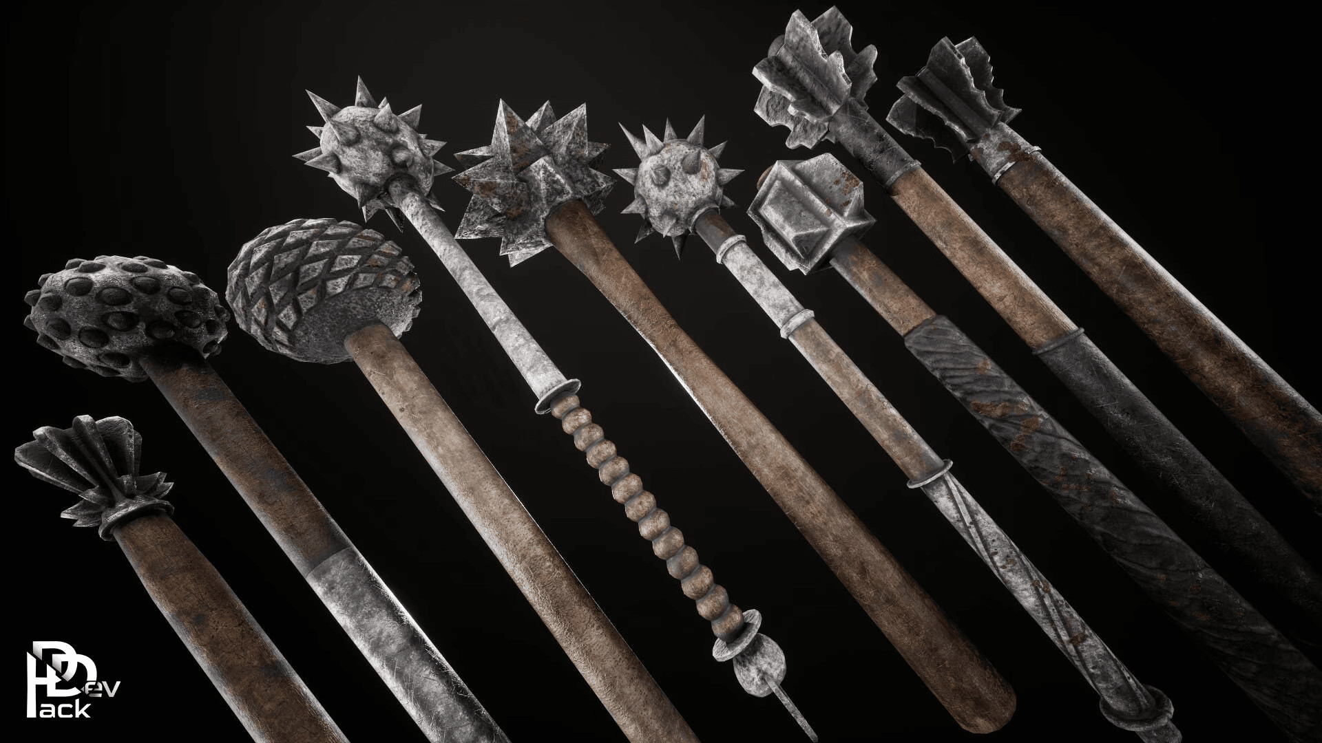 ArtStation - Mace Props / 10 Assets