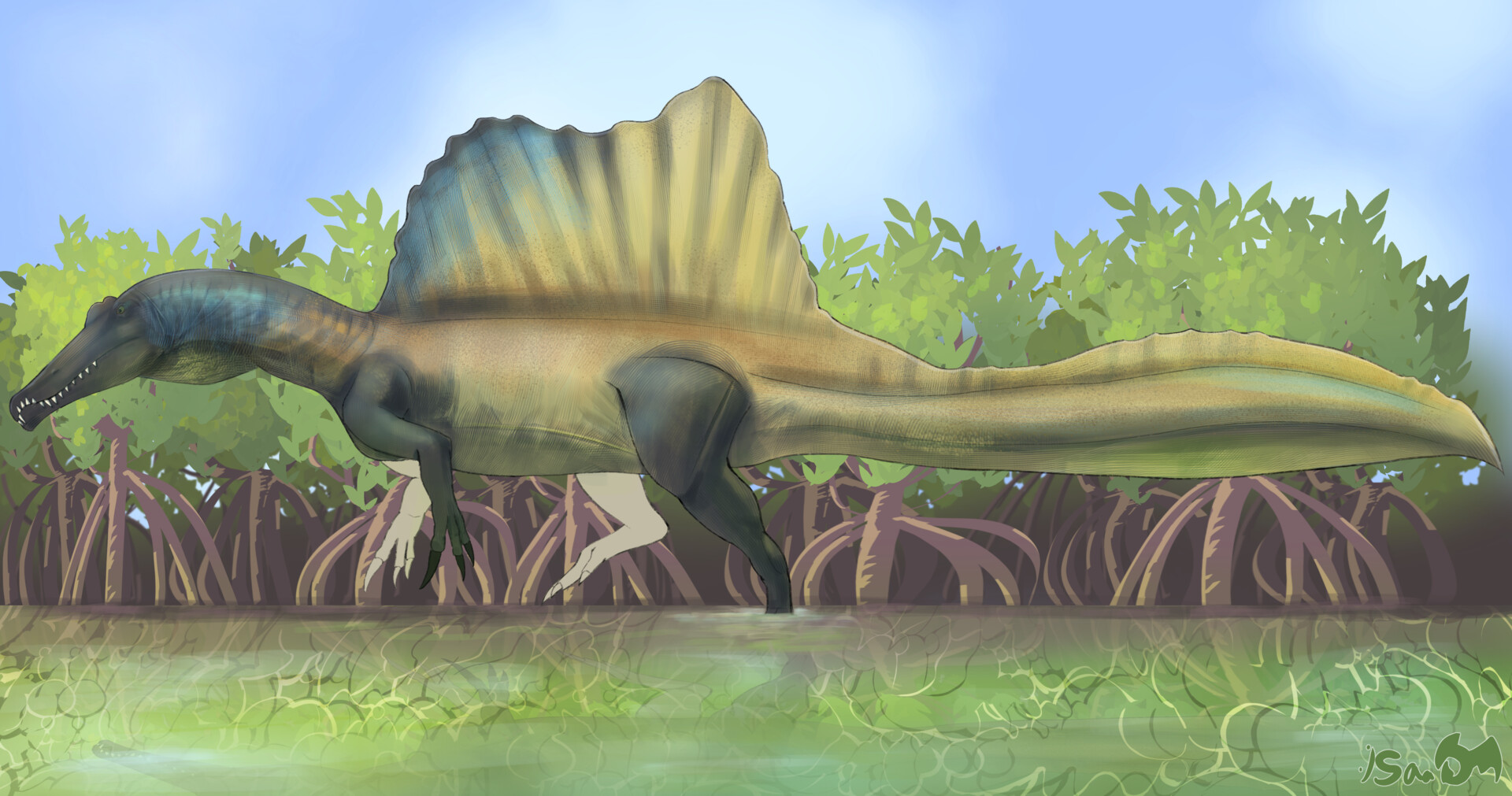 ArtStation - Spinosaurus Paleoart