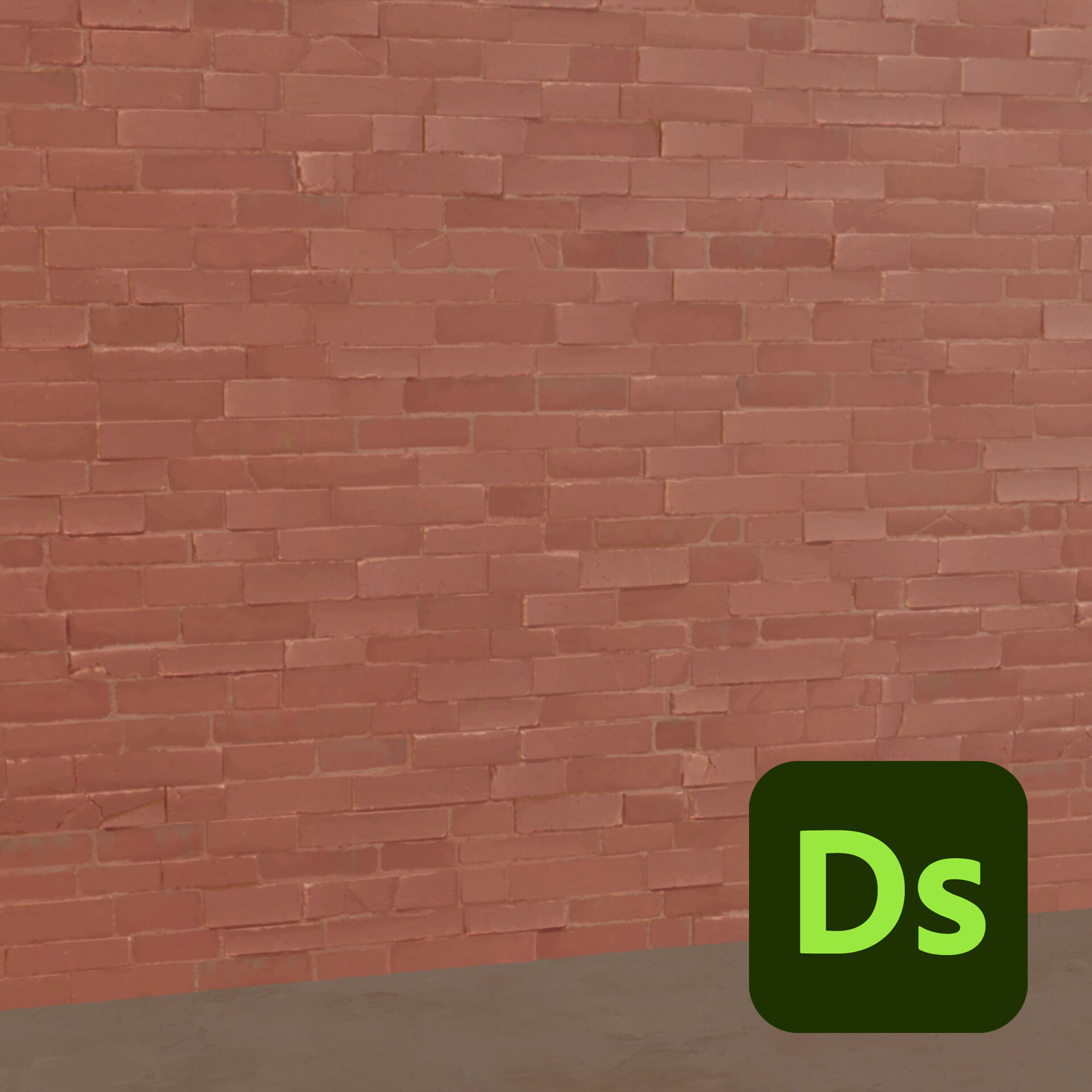 ArtStation - Substance Designer_Brick Wall