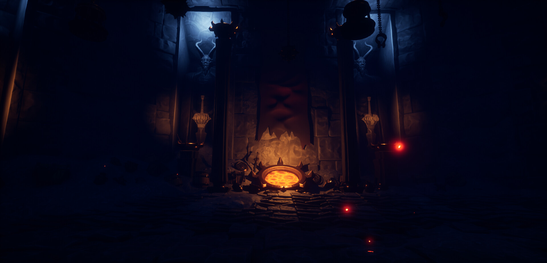 ArtStation - Stylized_Scene_Demon_Temple ( Personal project )