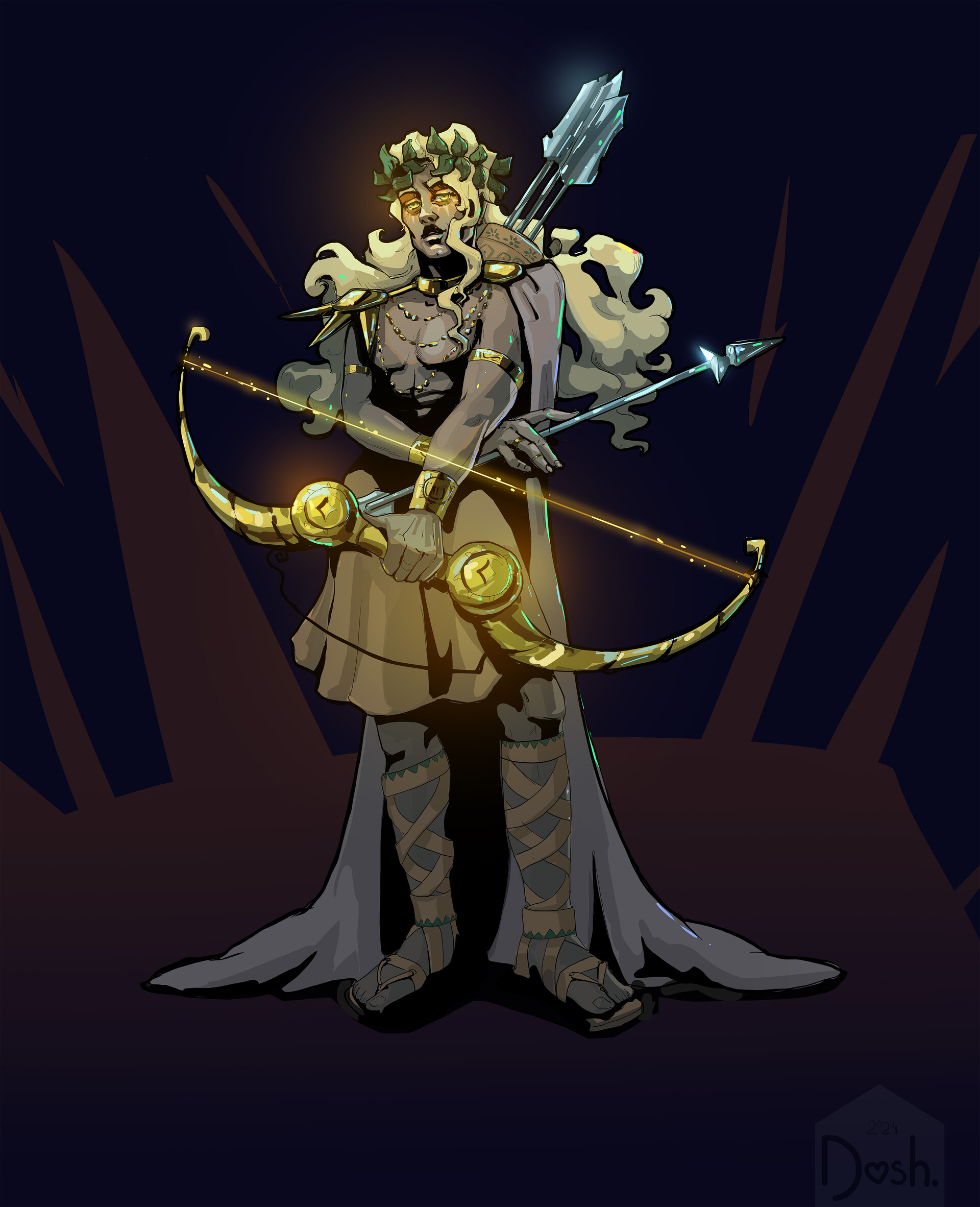 ArtStation - Apollo in style of Hades