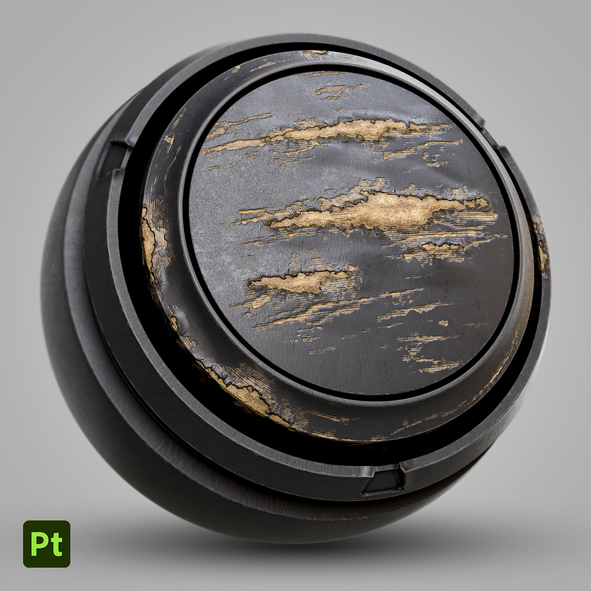 ArtStation - Torn leather smart material