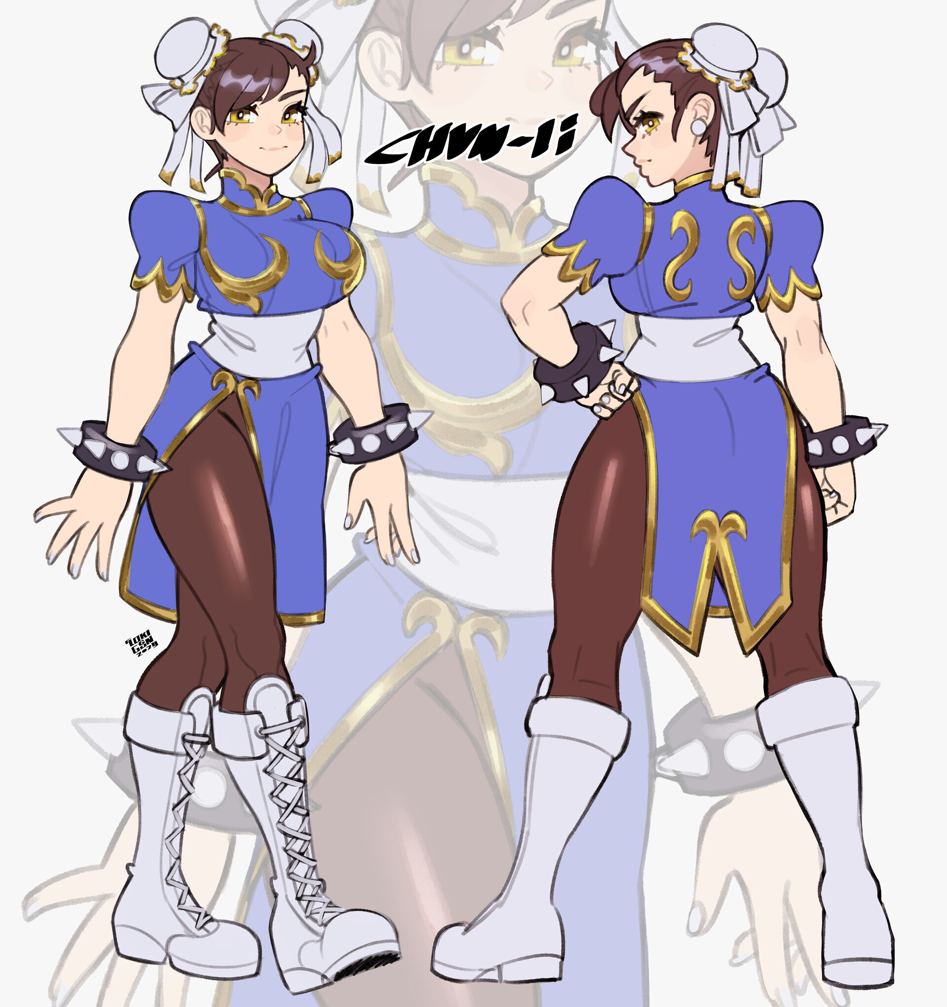 ArtStation - Capcom: Chun-li Character Sheet