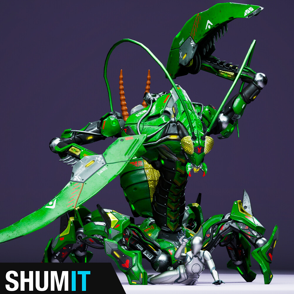 ArtStation - Sci-Fi Insect Mantis