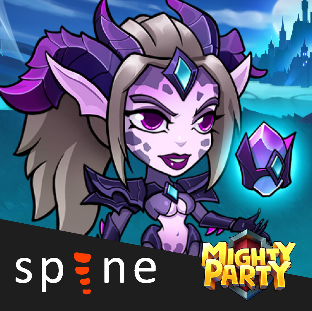 ArtStation - Range Fighters | Mighty Party | 2D Spine Animation