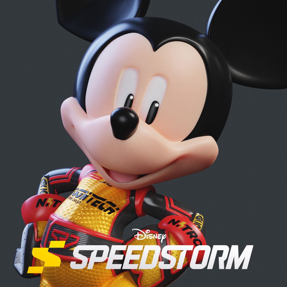 ArtStation - Mickey Mouse - Disney Speedstorm