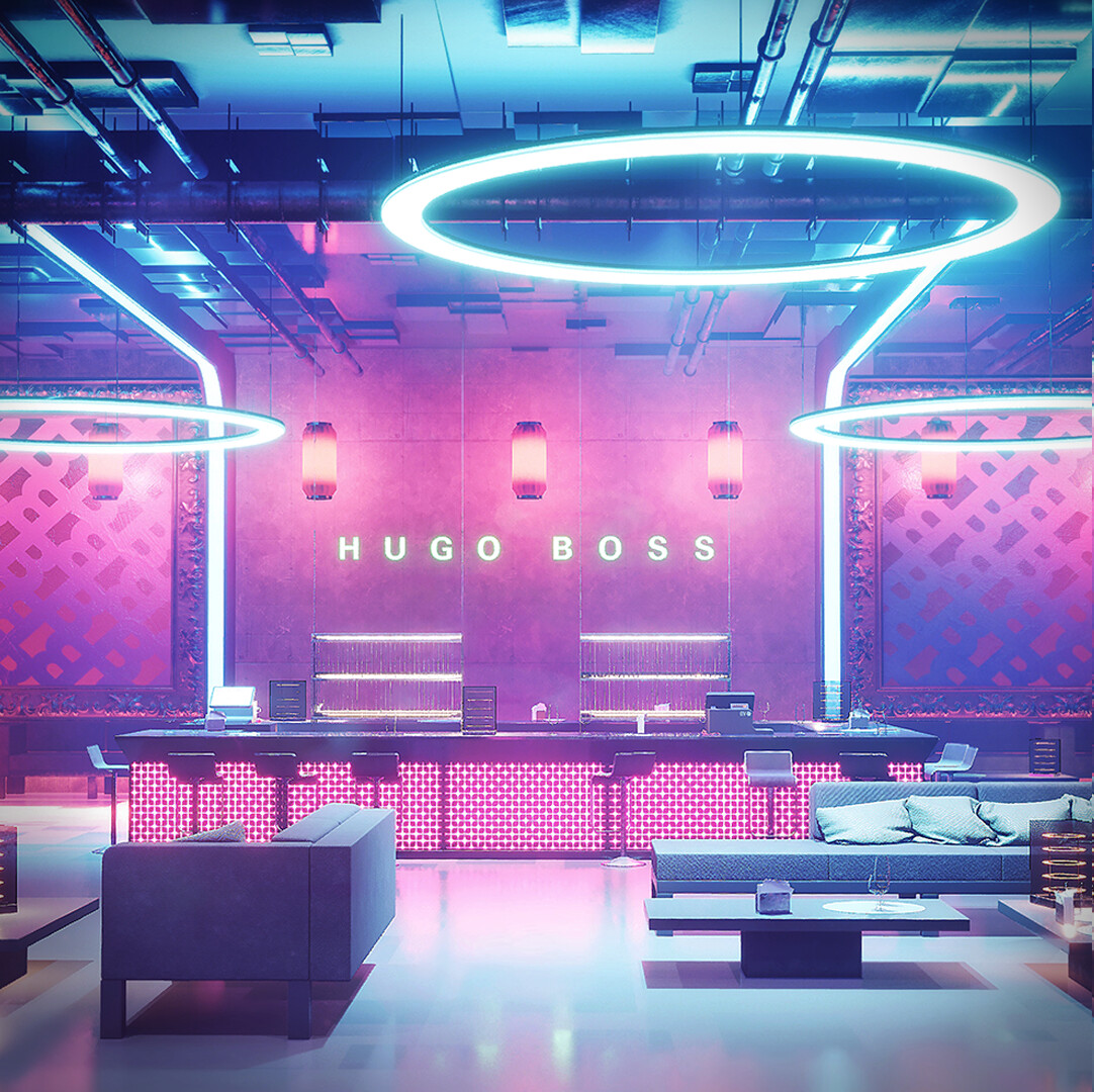 ArtStation - HUGO BOSS Metaverse Bar