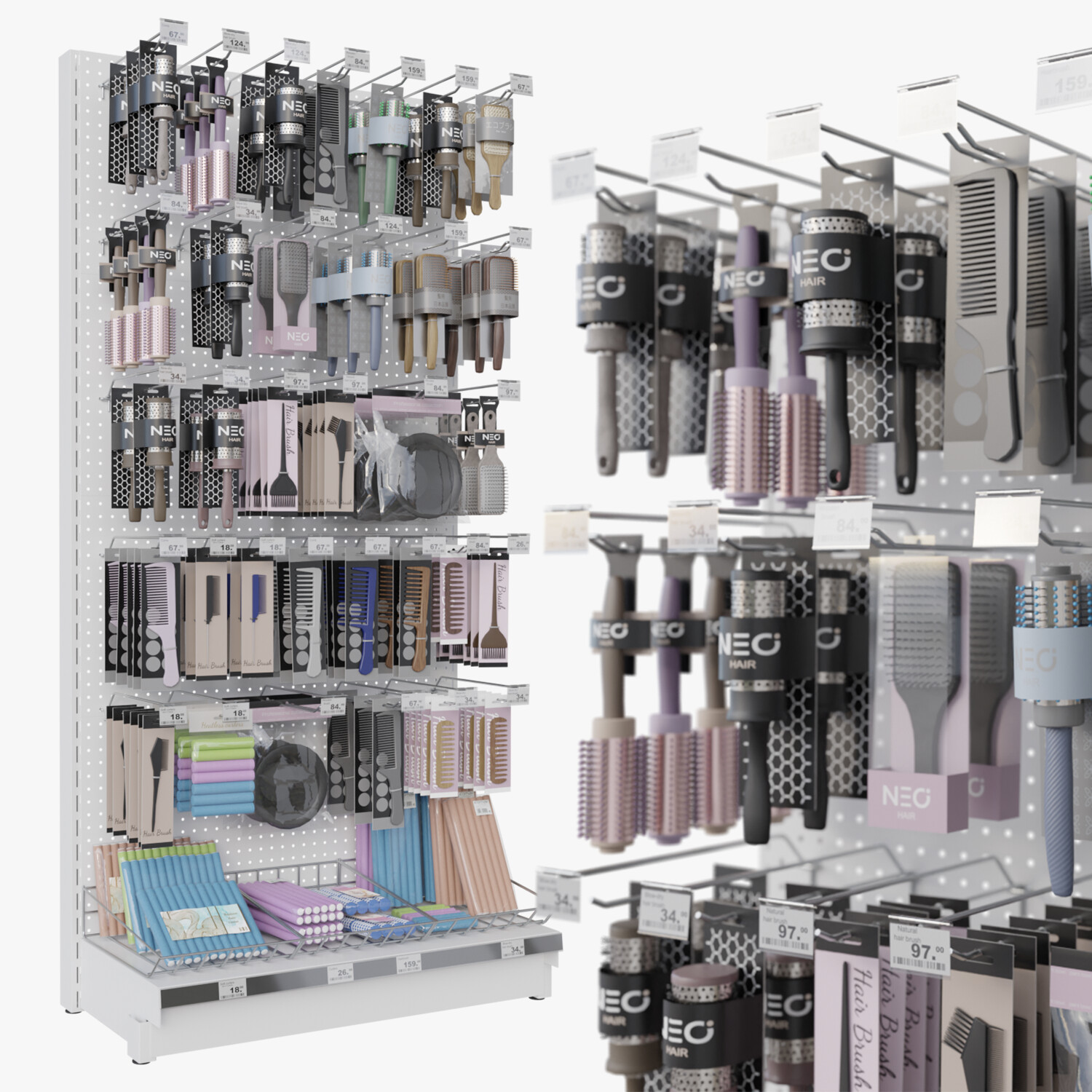 ArtStation - Hair Accessories Retail Rack