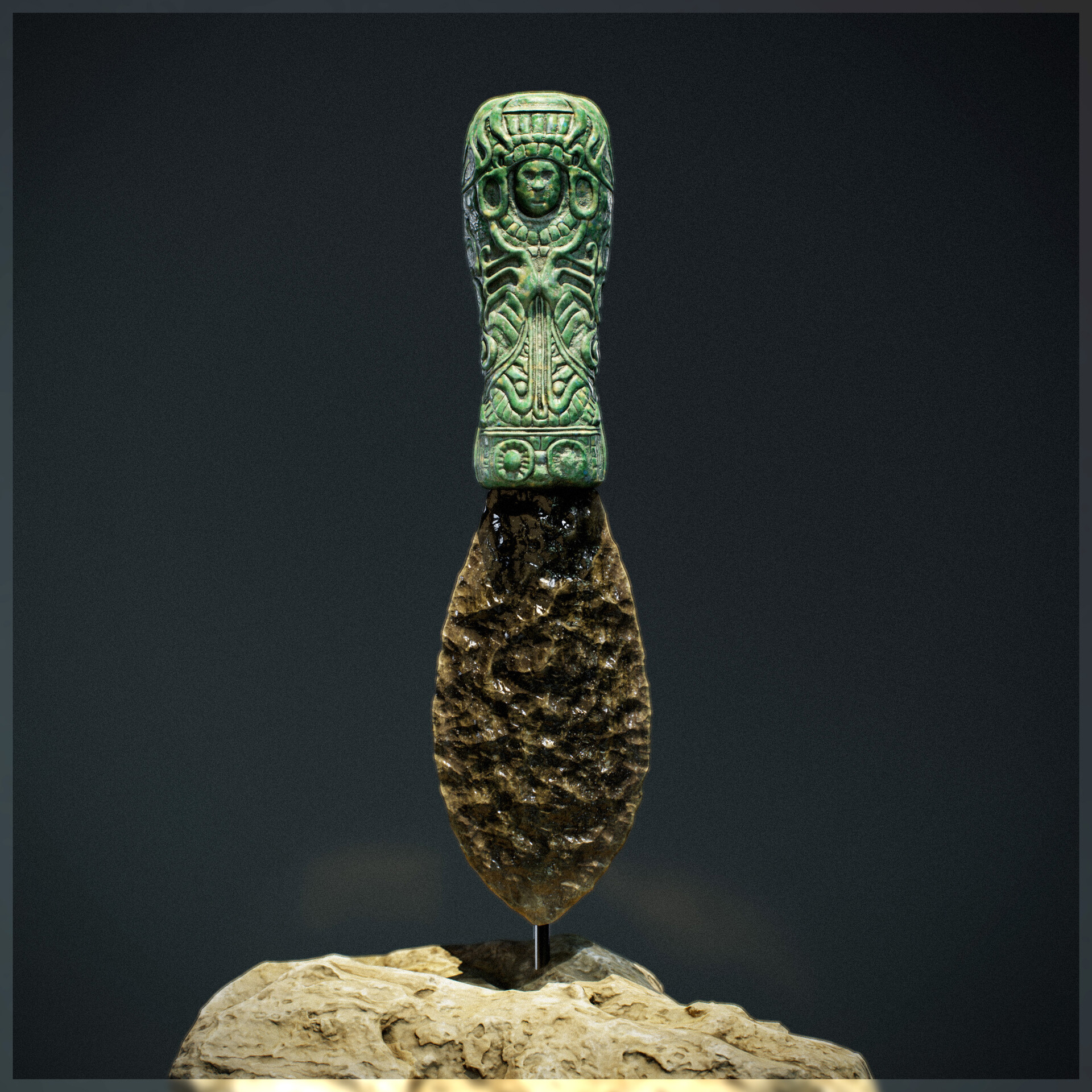 ArtStation - Ceremonial Sacrificial Dagger