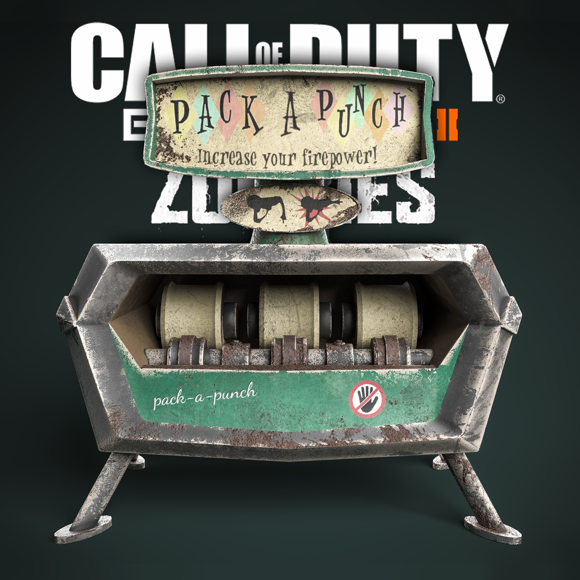 ArtStation - "Pack-A-Punch Machine" (Call Of Duty: Black Ops II)