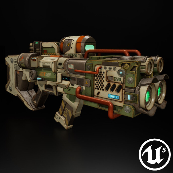 ArtStation - Sci-Fi Gun - Model