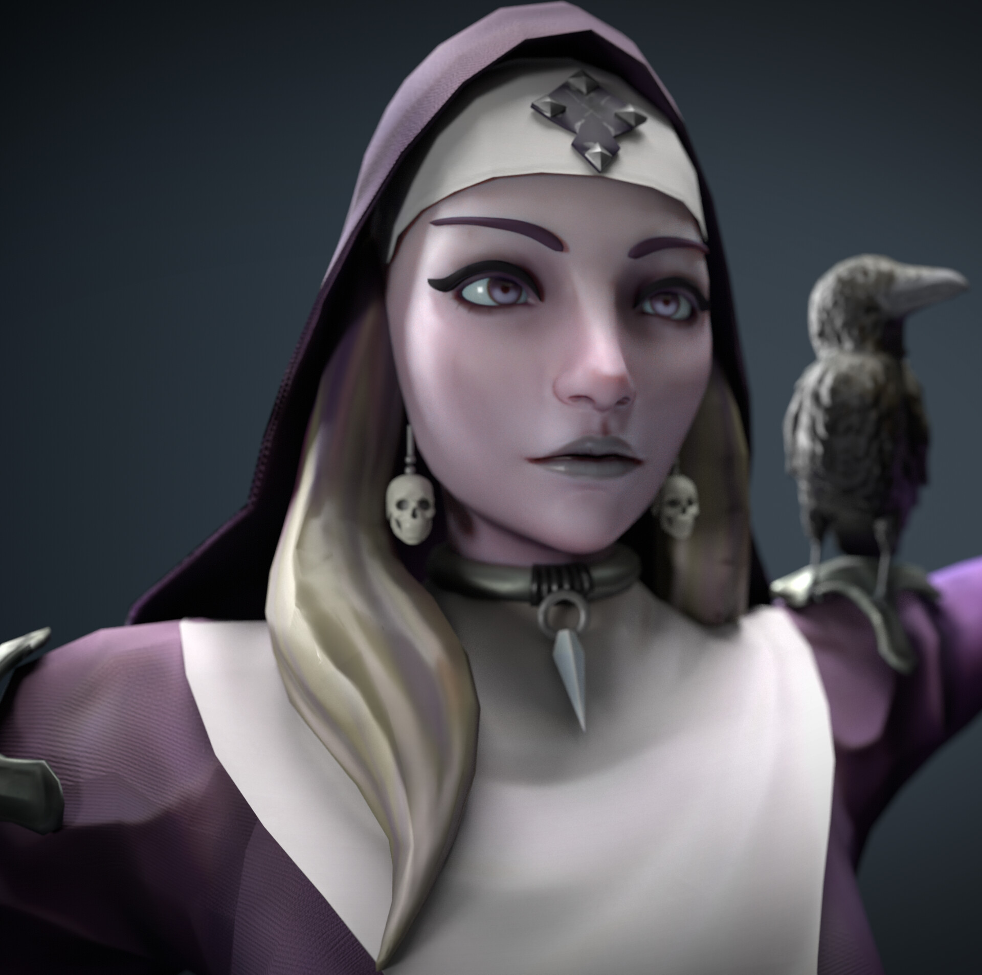 ArtStation - Nun Character