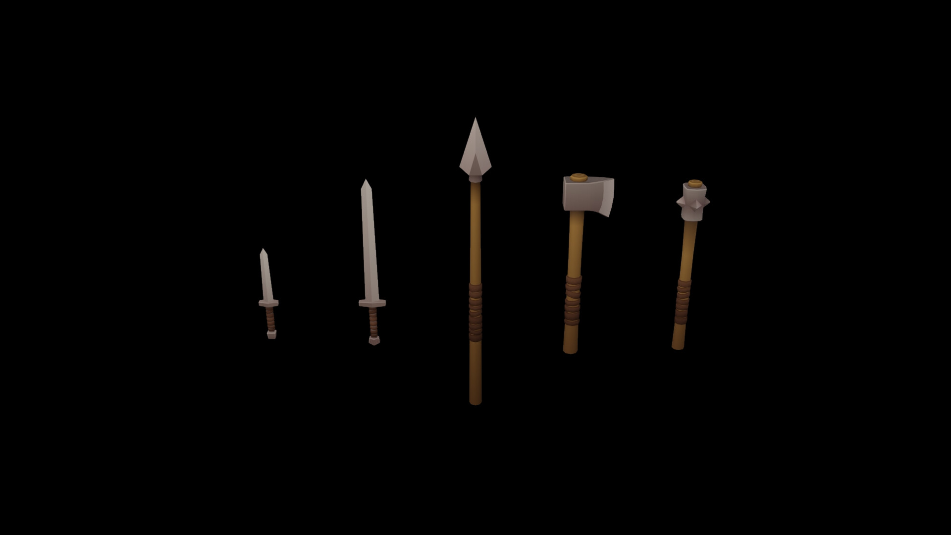 ArtStation - Level 1 weapon. Оружие 1 уровня.