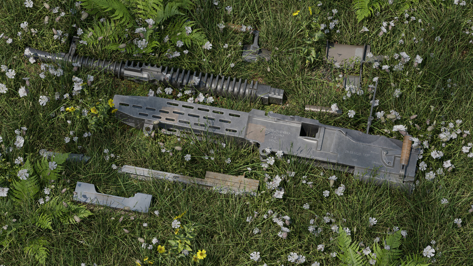 ArtStation - ZB-53 MACHINE GUN