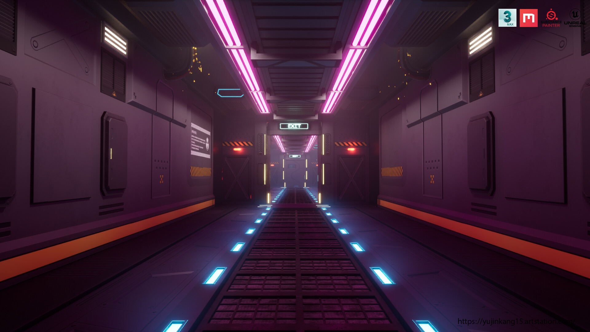 ArtStation - SF Corridor