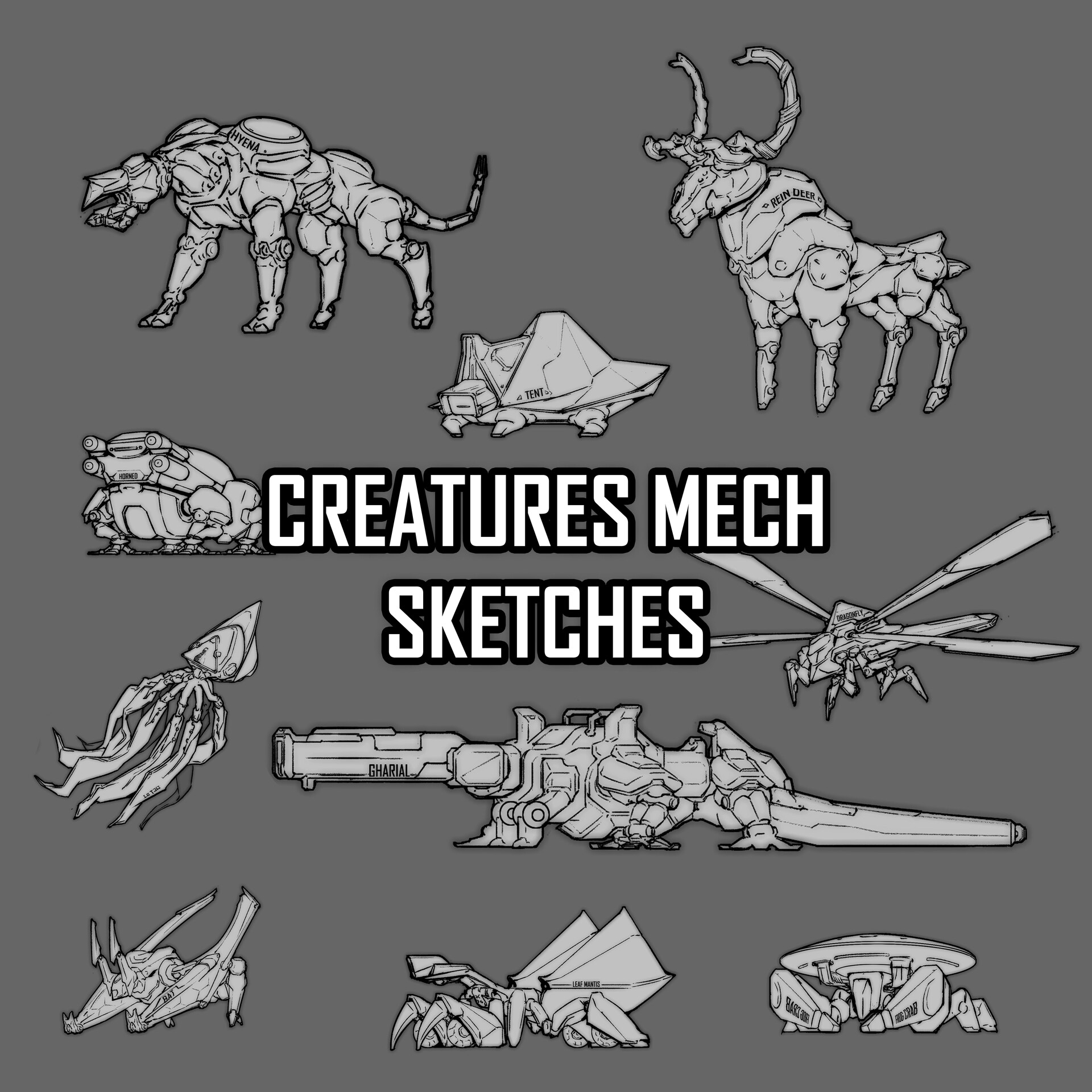 ArtStation - MECH DESIGN STUDY