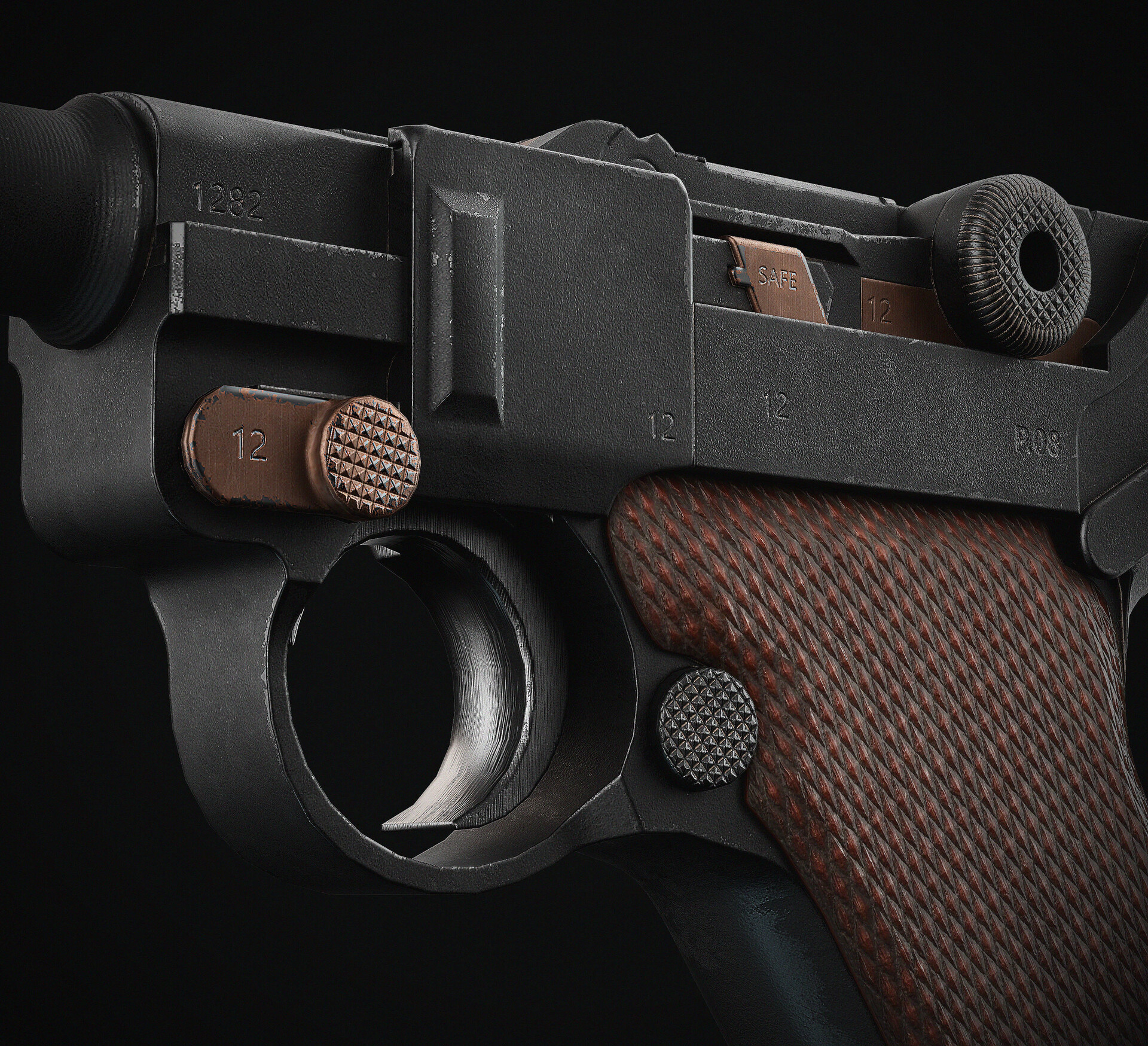 ArtStation - Luger - P80 Pistol