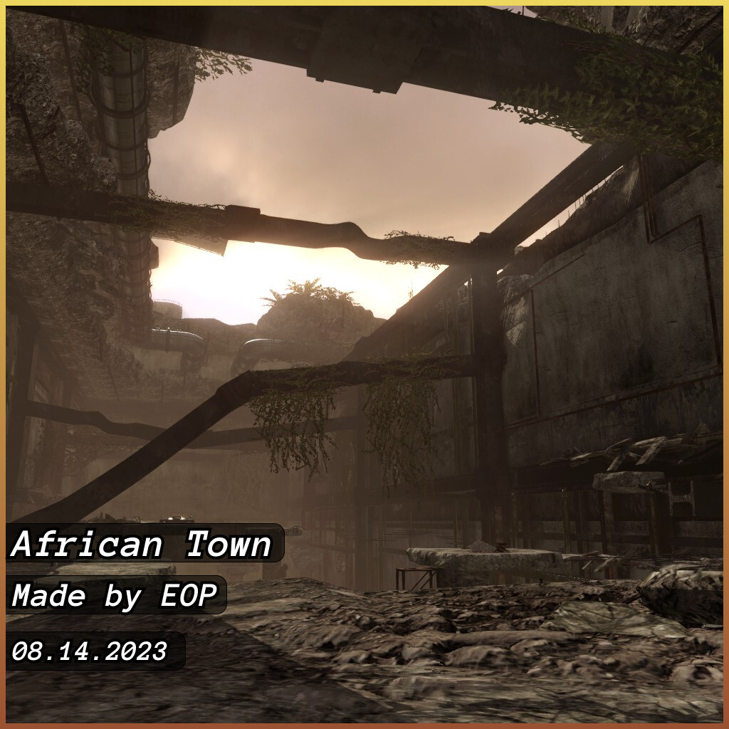 ArtStation - African post-war city