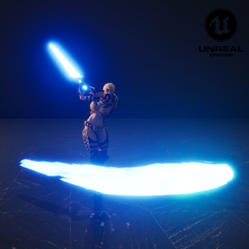 ArtStation - Sword Slashes VFX - Fire Version