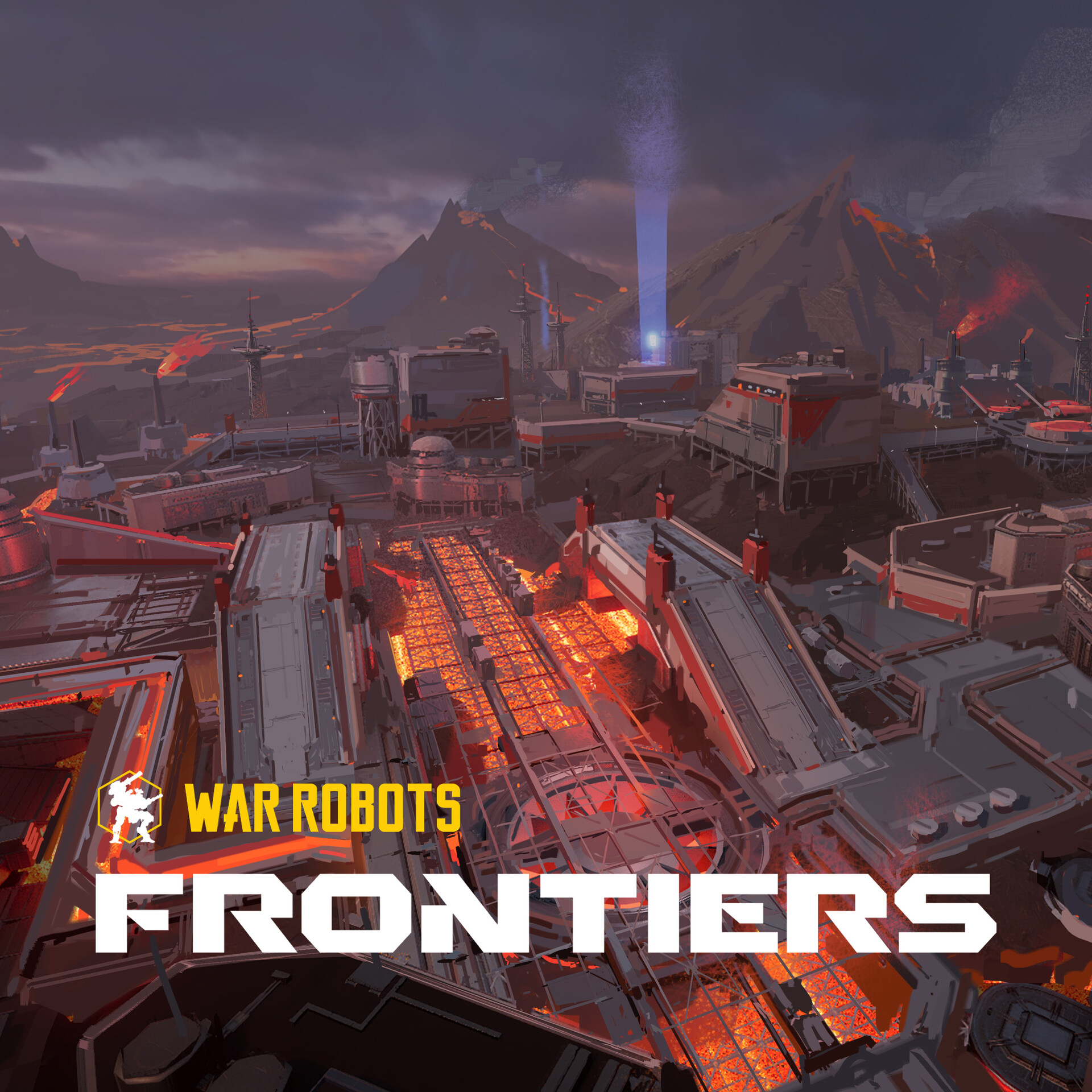 ArtStation - lava Map for the War Robot frontiers