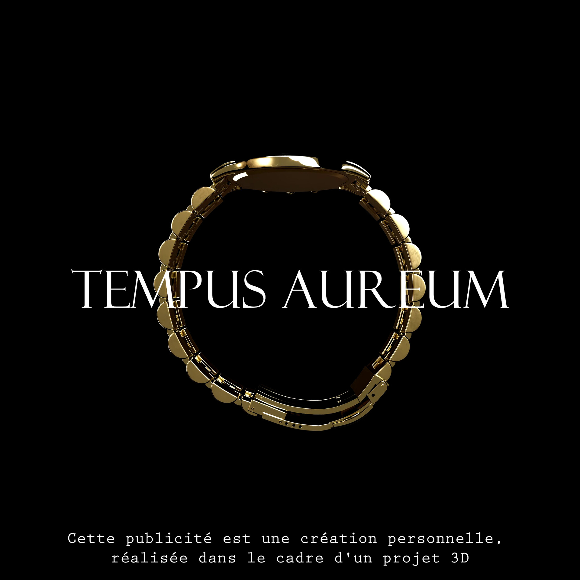 ArtStation - Tempus Aureum — Projet publicitaire 3D