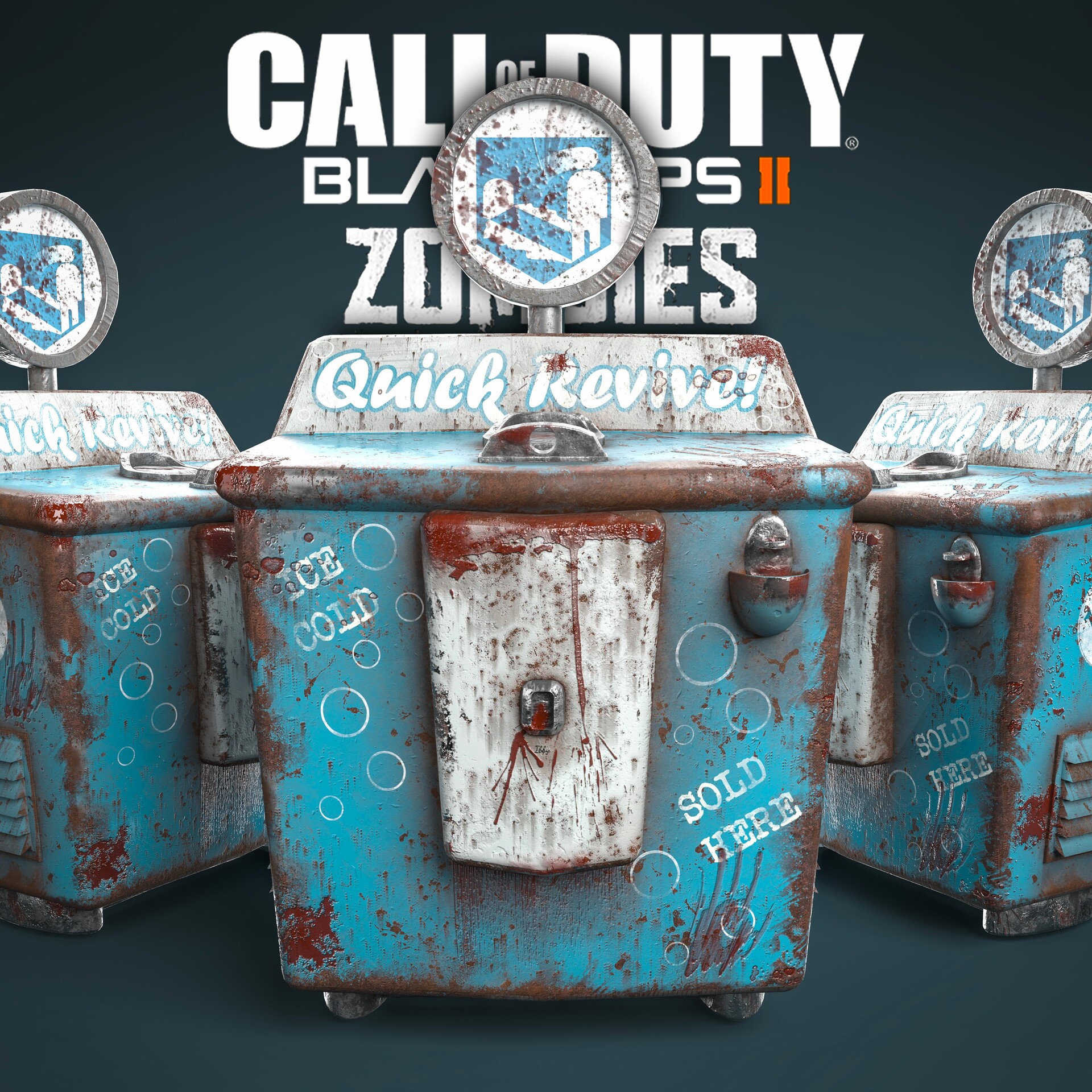 ArtStation - "Quick Revive Perk Machine" (Call Of Duty: Black Ops II)