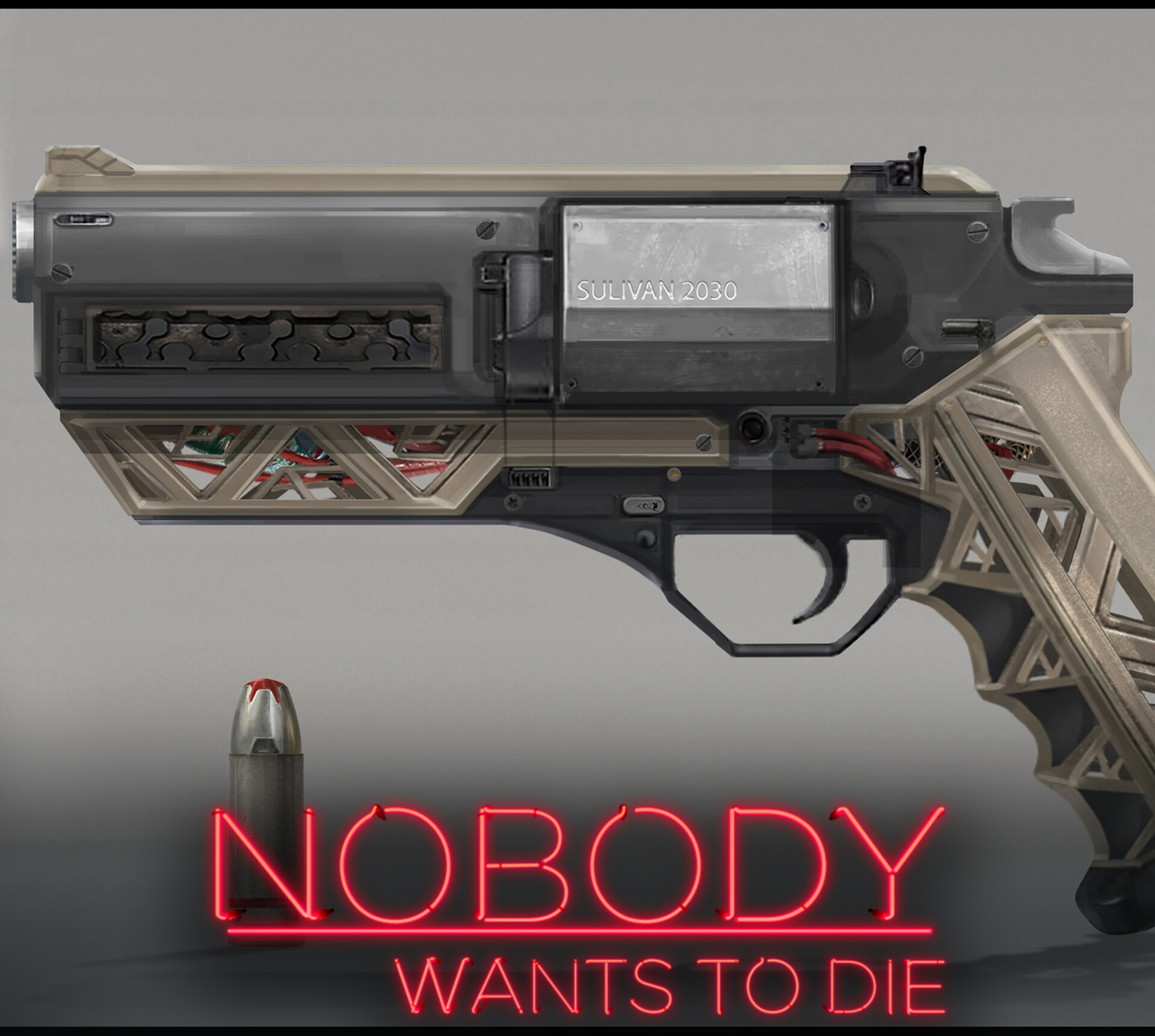 ArtStation - Nobody Wants To Die gun