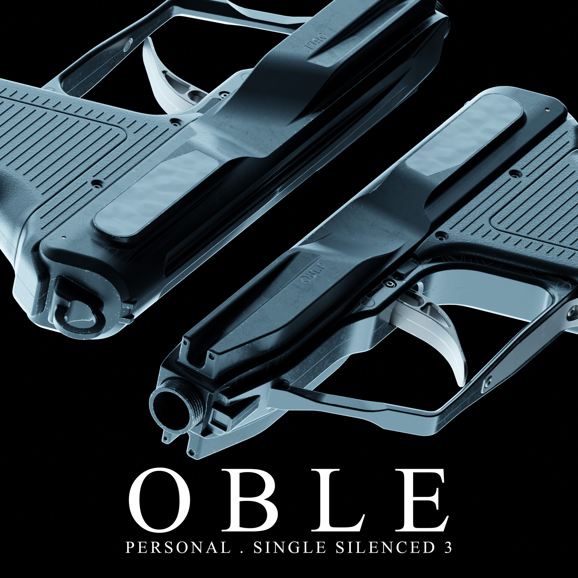 ArtStation - OBLE - Personal . single silenced 3