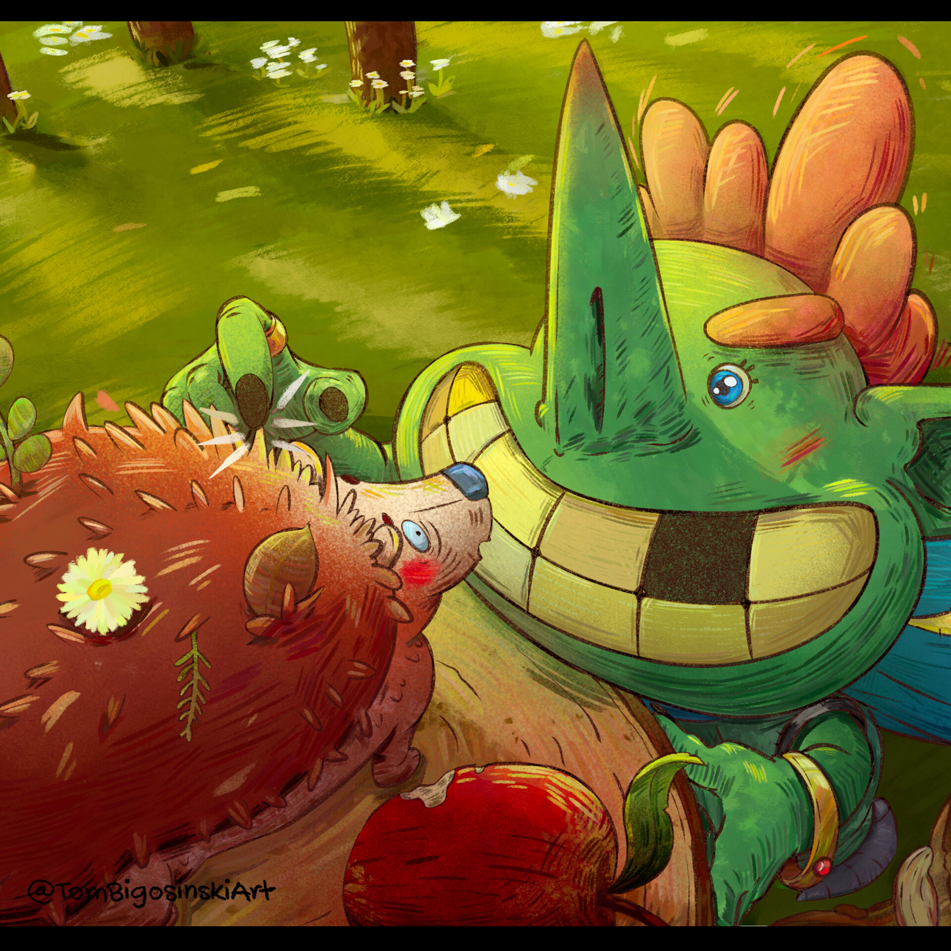 ArtStation - Stabley meets his hero!