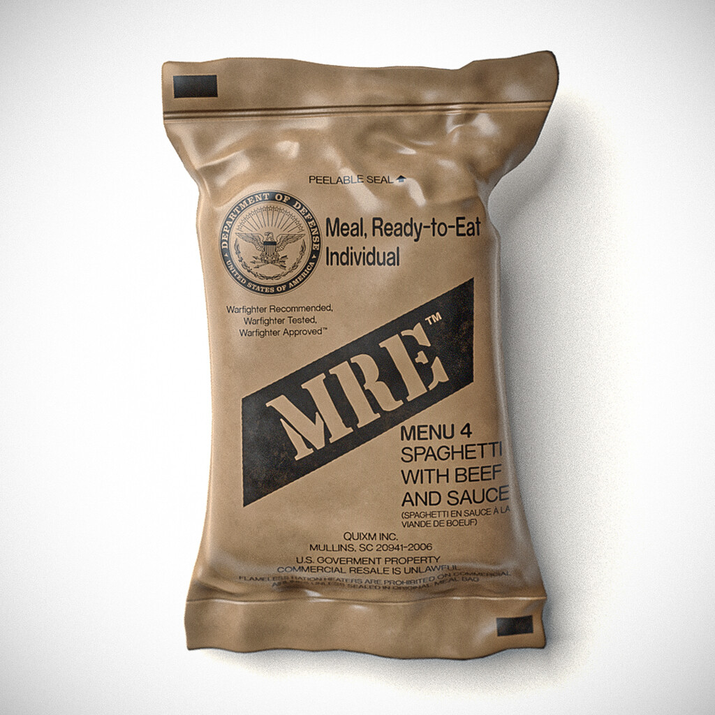 ArtStation - MRE, Individual Ration Food