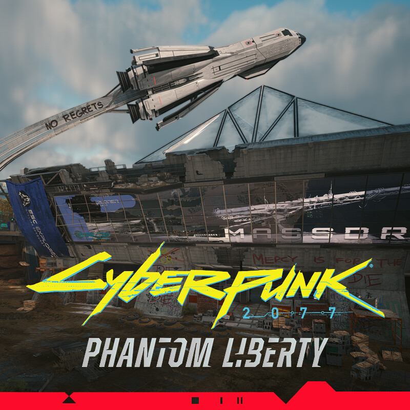 ArtStation - Cyberpunk 2077: Phantom Liberty - ESC Explorer (outpost)