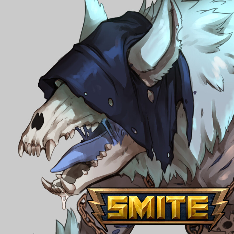ArtStation - SMITE - The Undead Fenrir skin concept
