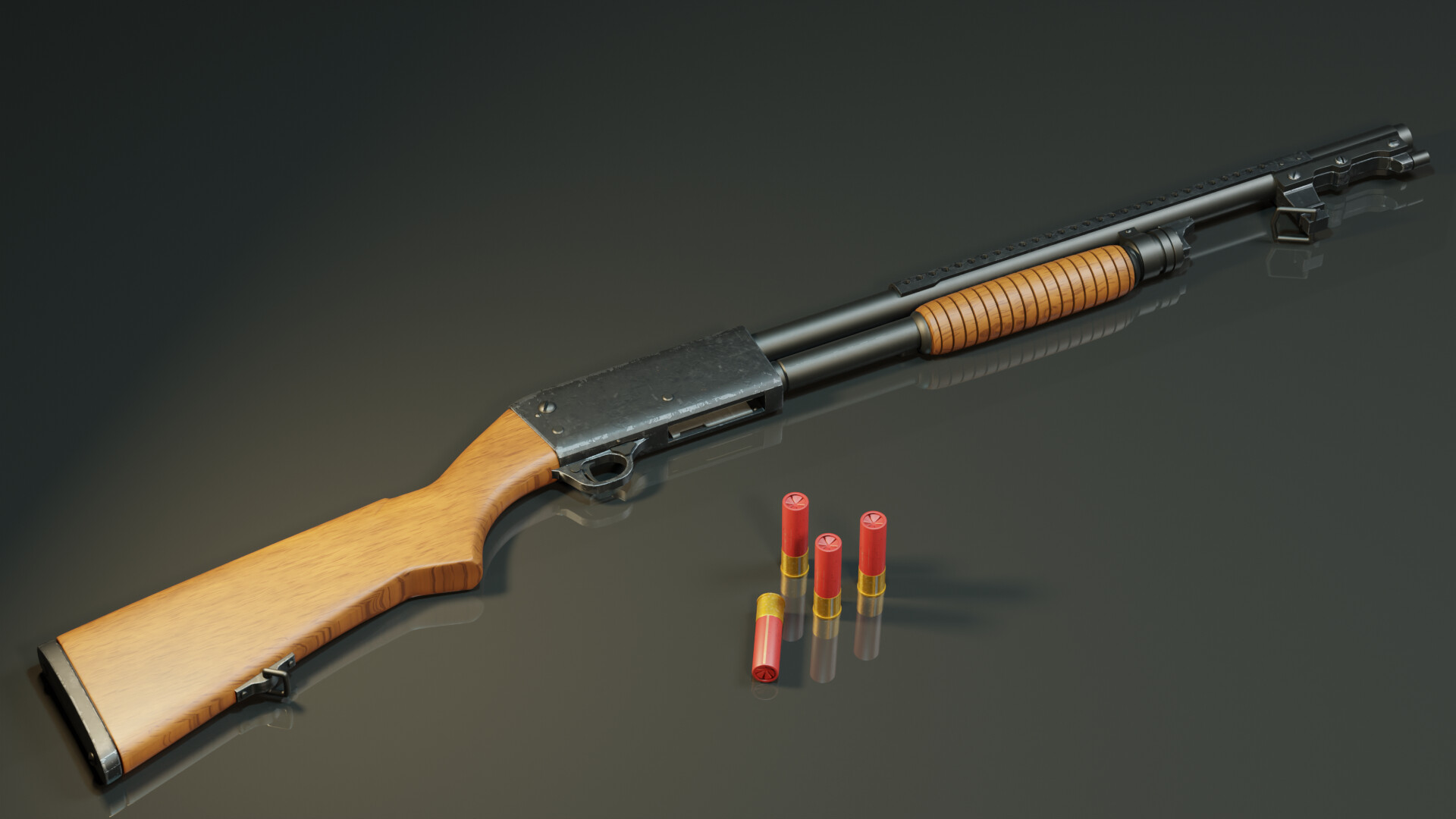 ArtStation - Ithaca M37 Shotgun